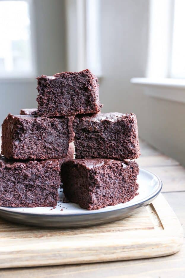 Gluten Free Brown Rice Flour Brownies - The Roasted Root