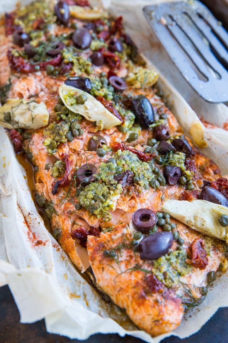 Mediterranean Salmon in Parchment Paper - The Roasted Root
