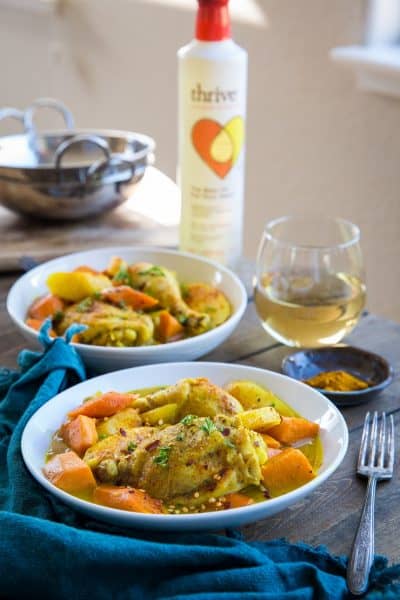 Instant Pot Turmeric Chicken and Root Vegetables - The Roasted Root