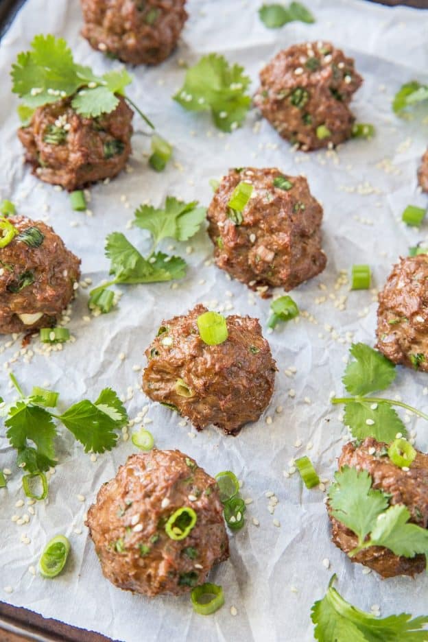 Thai Meatballs (Keto, Paleo, Whole30) - The Roasted Root