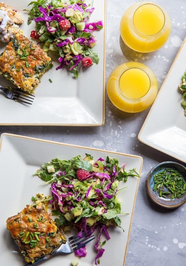 ZUCCHINI HERB SAUSAGE BREAKFAST CASSEROLE