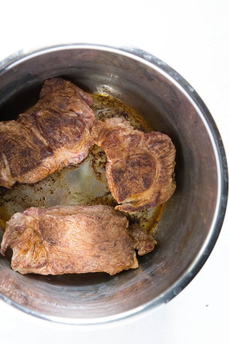 Instant Pot Shredded Beef Tacos - The Roasted Root