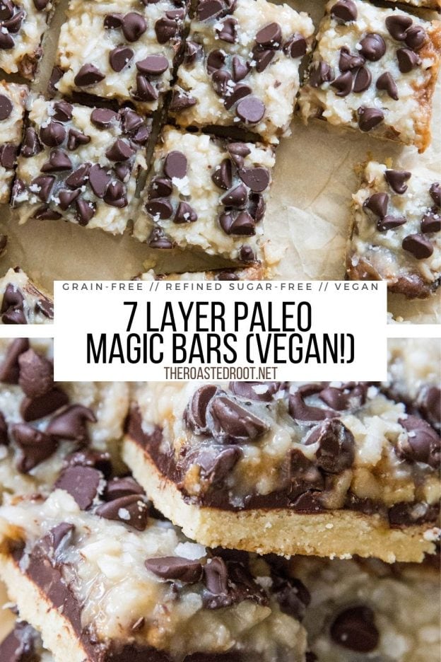 7-Layer Paleo Magic Bars - The Roasted Root