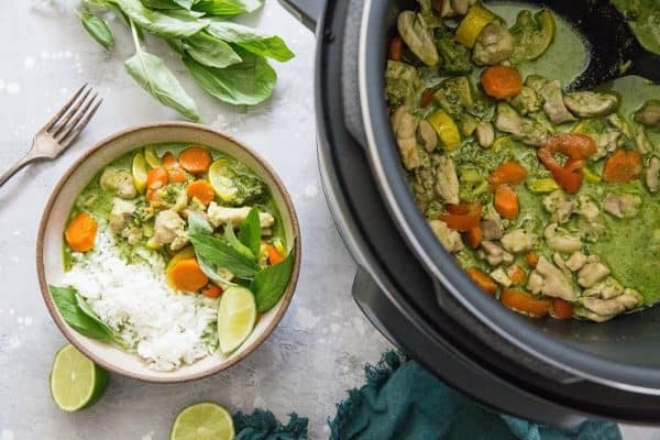 Pressure Cooker Green Curry - The Roasted Root