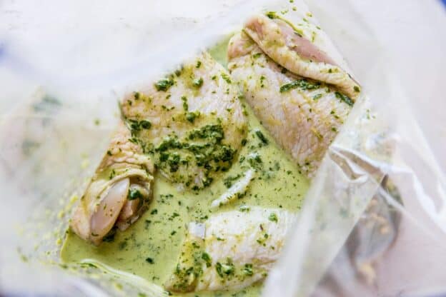 Basil Crispy Baked Chicken - The Roasted Root