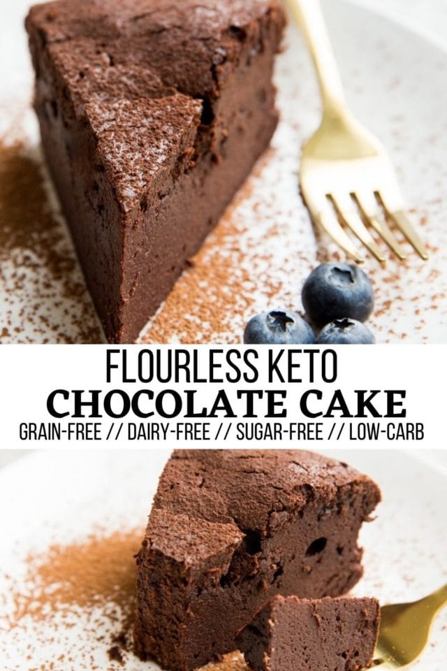 Flourless Keto Chocolate Cake - The Roasted Root
