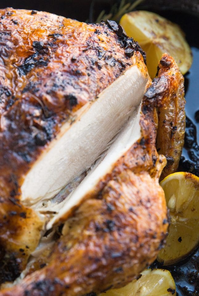 Garlic Butter Roast Chicken - The Roasted Root