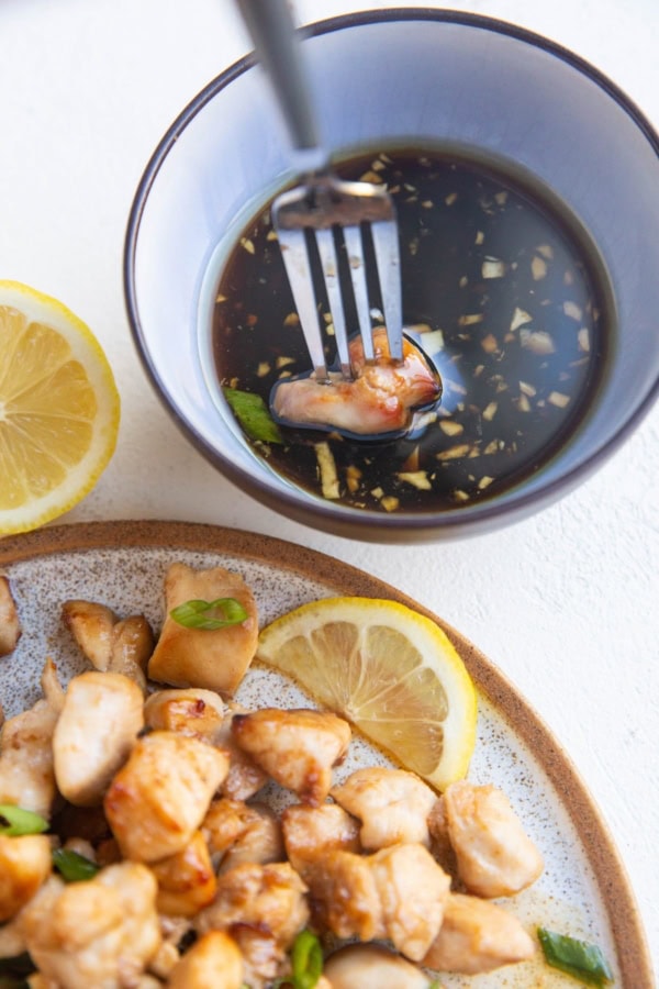 Asian Air Fryer Chicken Bites - The Roasted Root