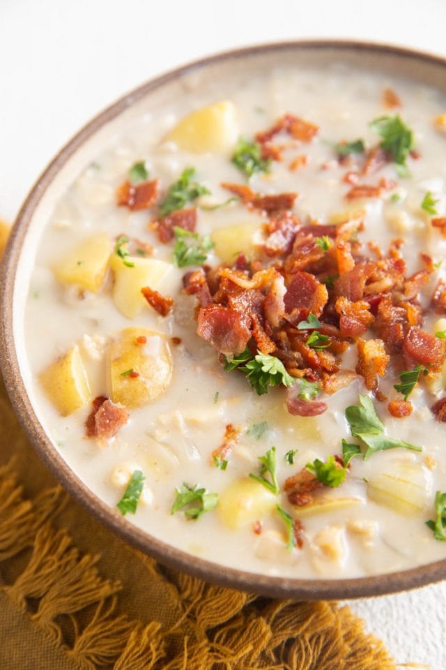 Gluten-Free Dairy-Free Clam Chowder - The Roasted Root