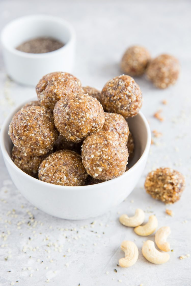Fig and Date Energy Balls - The Roasted Root