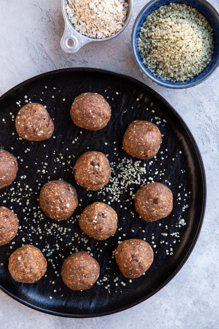 No Bake Protein Power Balls - The Roasted Root
