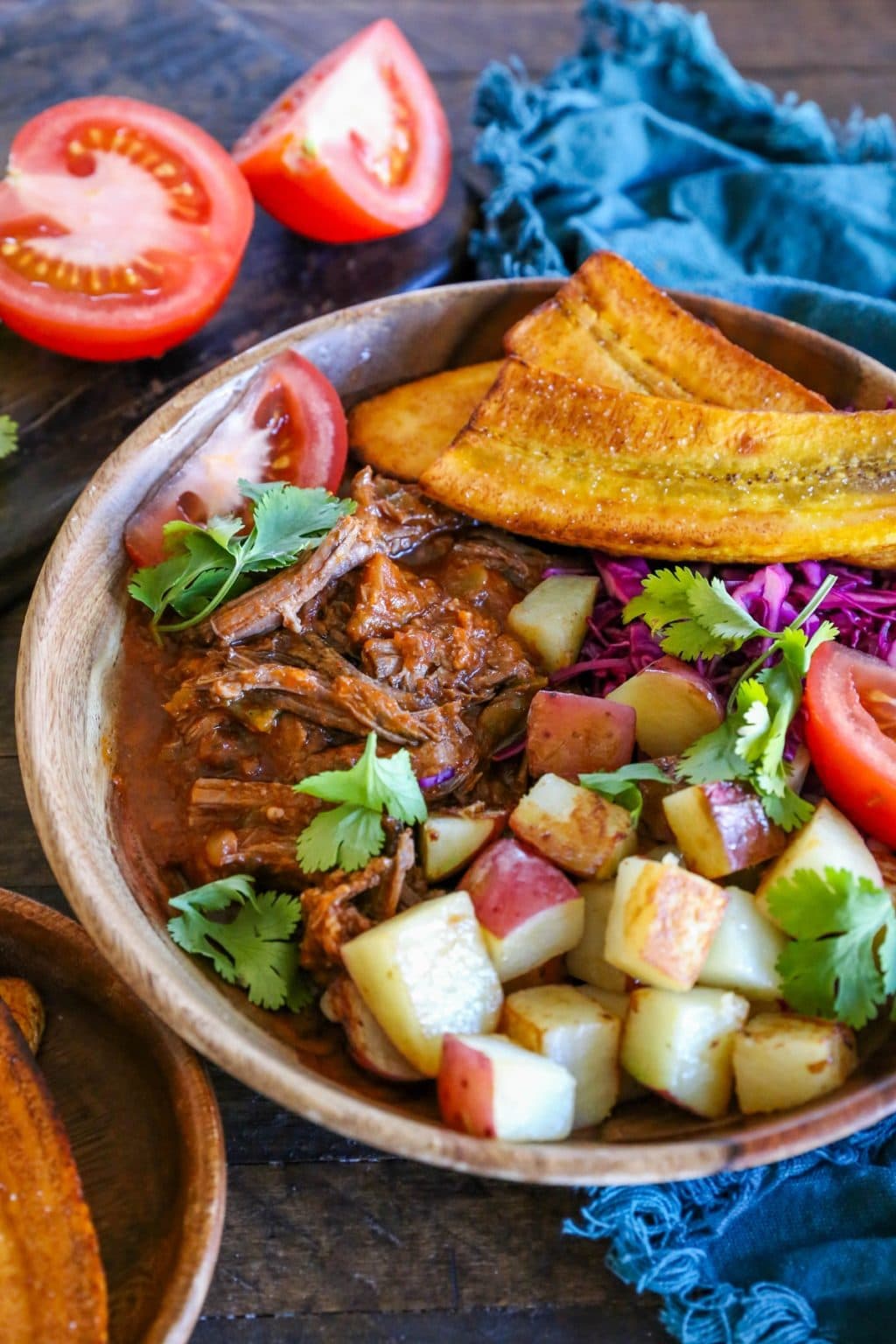 Slow Cooker Ropa Vieja (Cuban Shredded Beef) - The Roasted Root