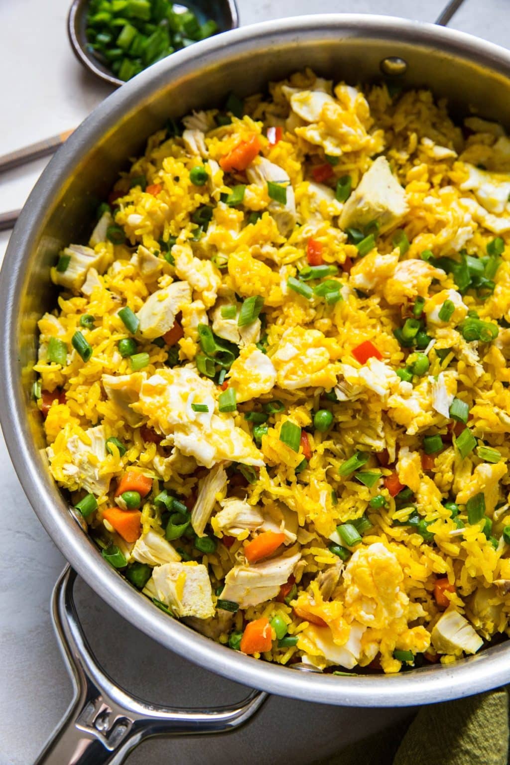 Turmeric Chicken Fried Rice - The Roasted Root