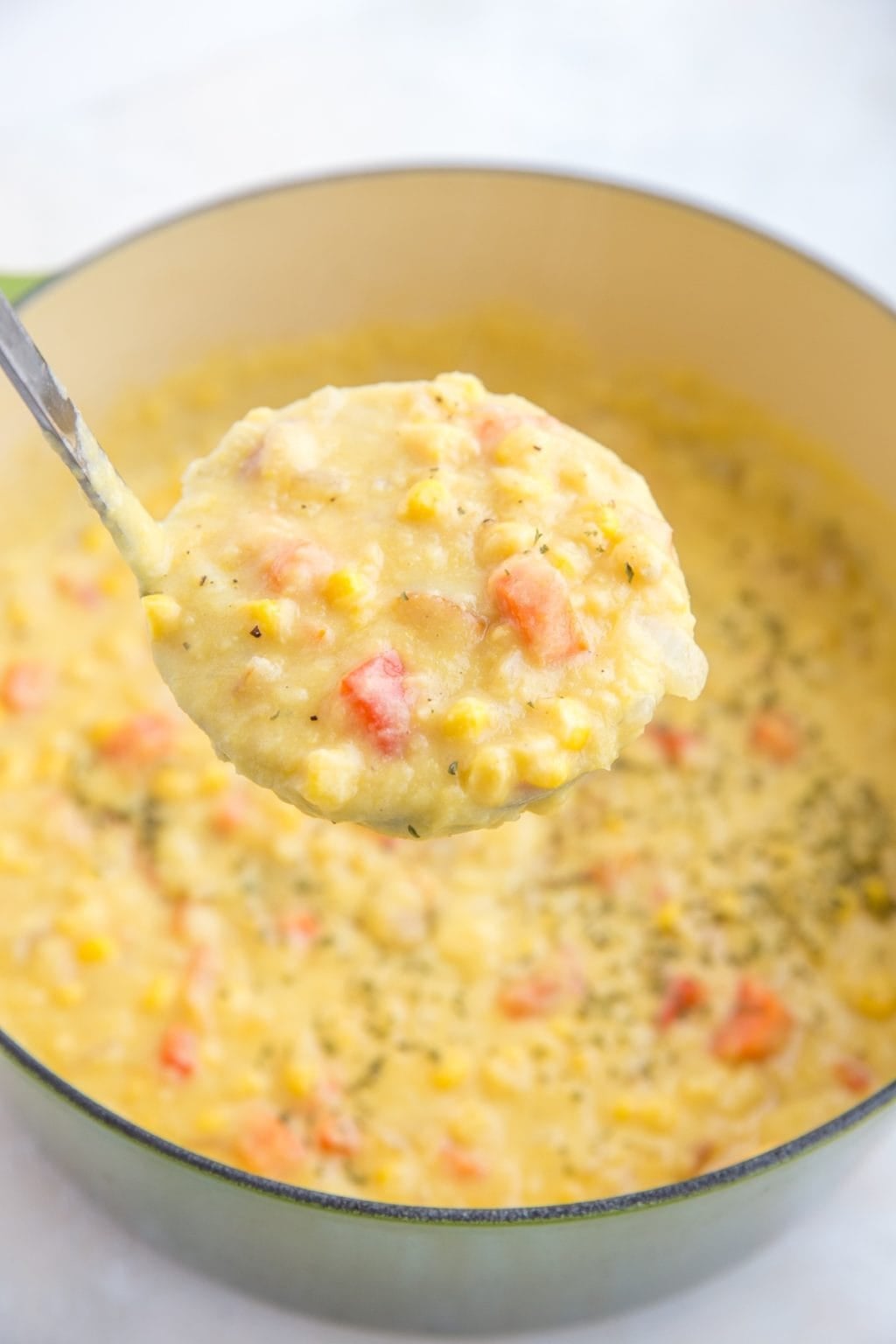 Dairy-Free Chicken Corn Chowder - The Roasted Root