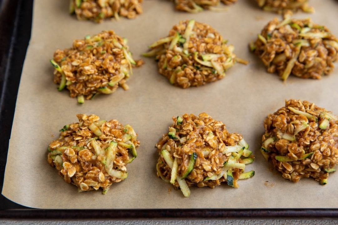 6-Ingredient Healthy Zucchini Oatmeal Cookies - The Roasted Root