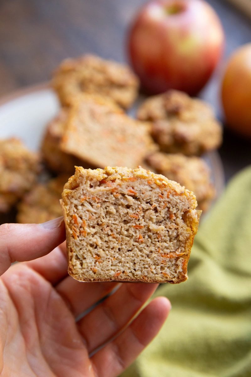 Spiced Apple Carrot Muffins