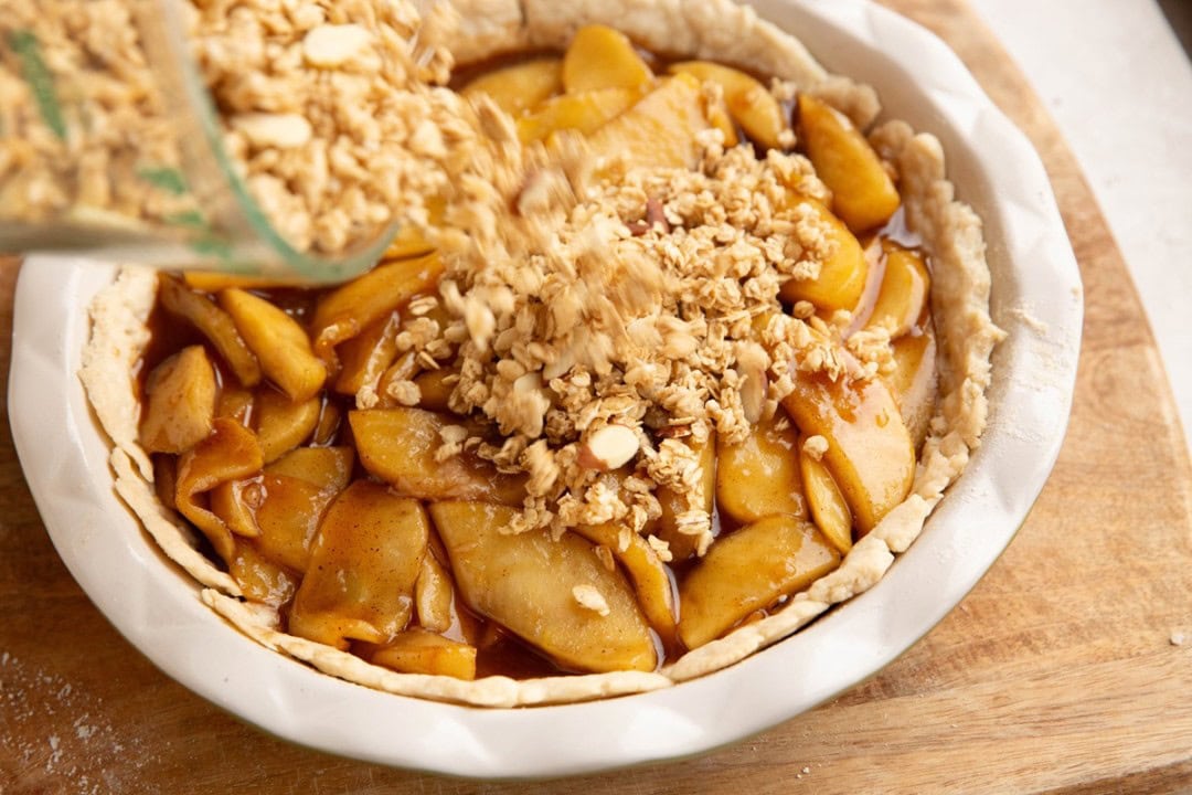 Gluten-Free Apple Pie with Granola Topping - The Roasted Root
