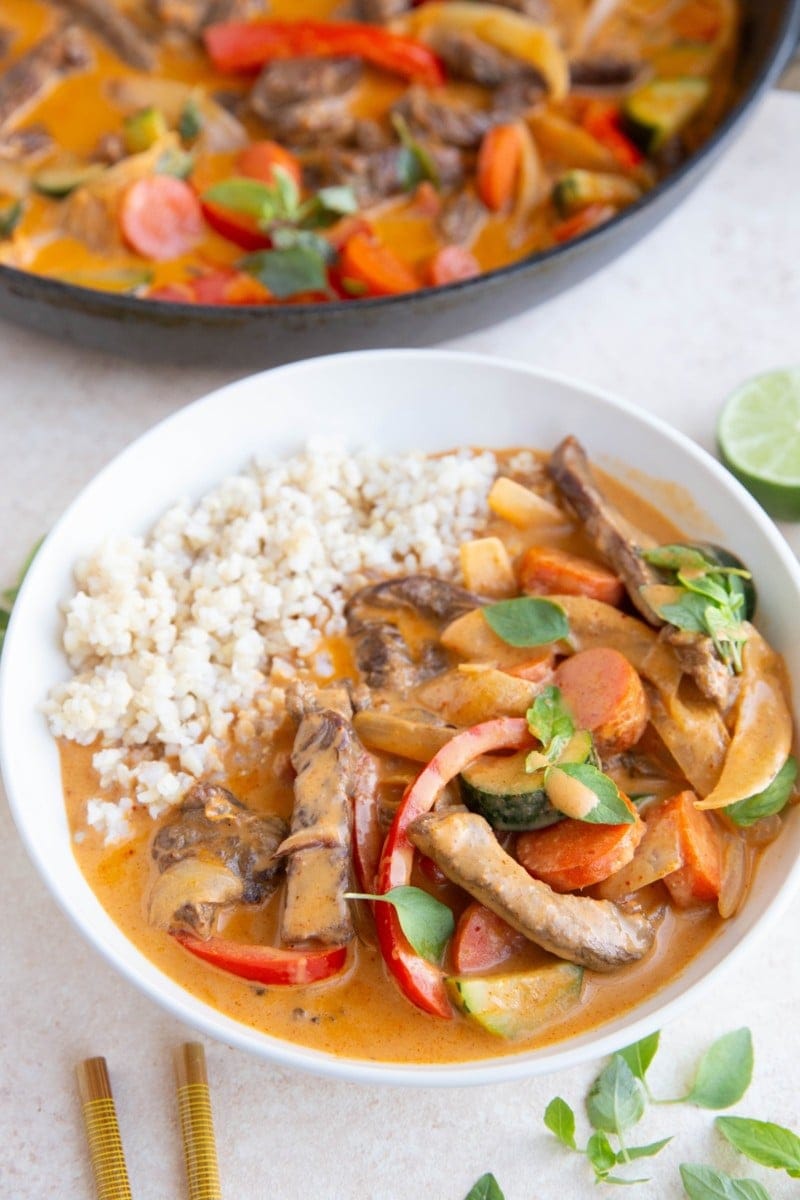Easy Thai-Inspired Steak Curry - The Roasted Root