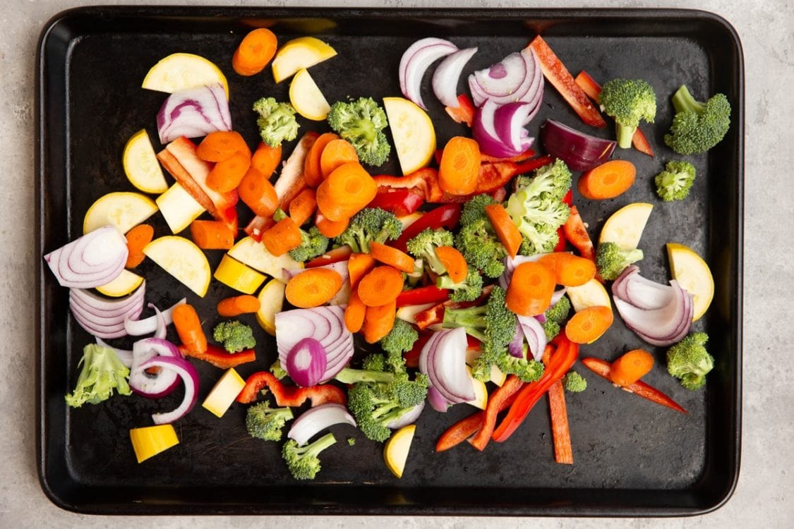 Sesame Garlic Sheet Pan Chicken and Vegetables - The Roasted Root