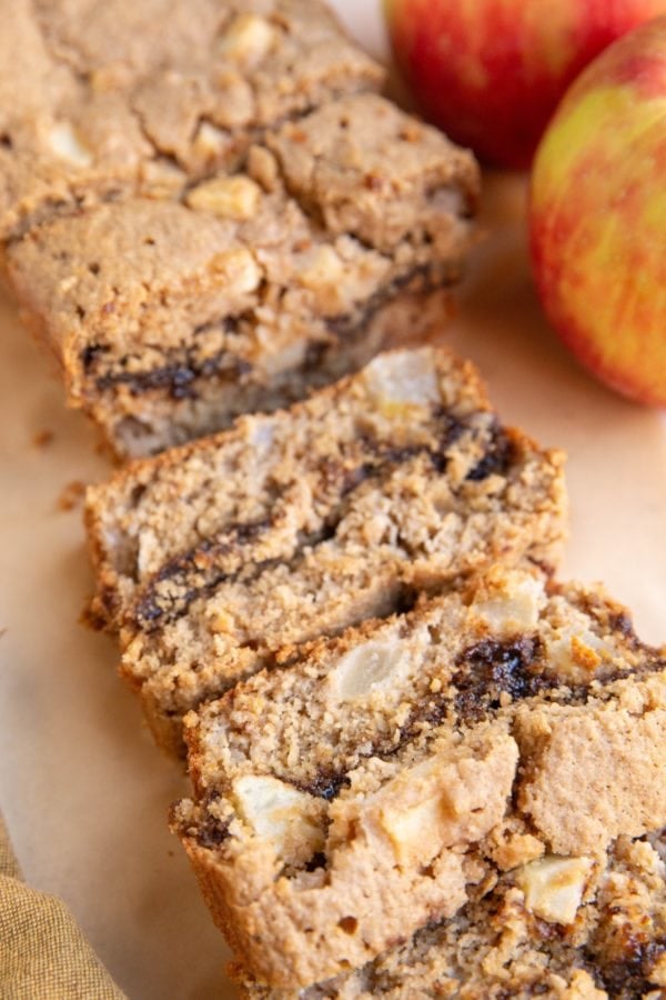 Cinnamon Swirl Apple Oat Bread - The Roasted Root