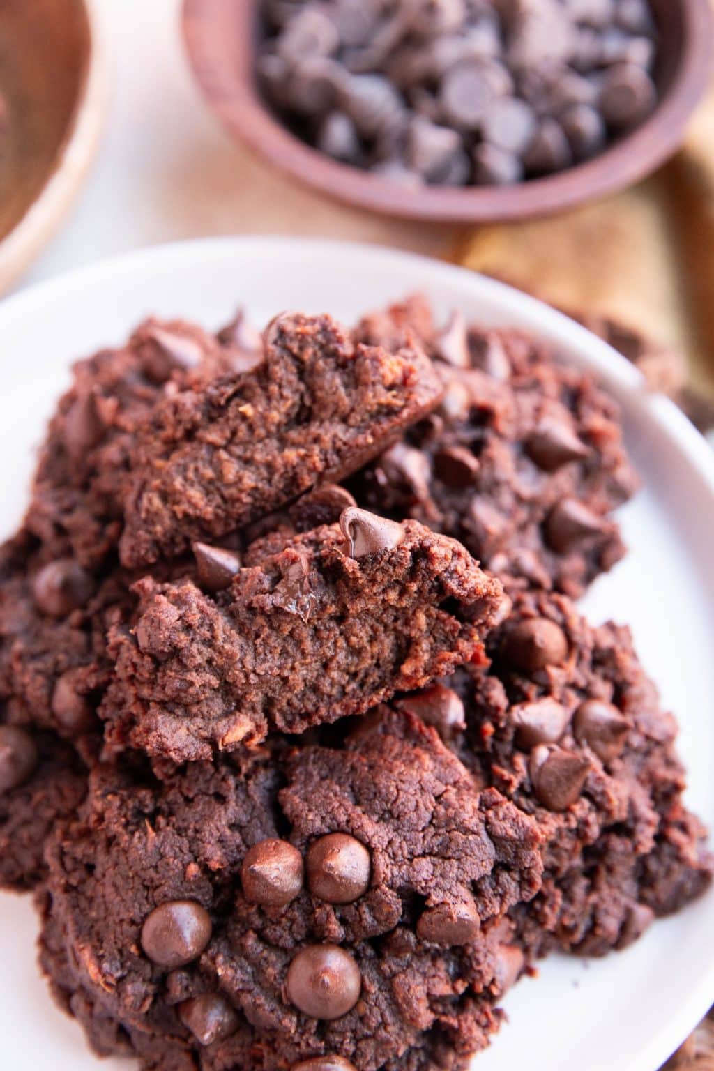 Fudgy Chocolate Sweet Potato Cookies - The Roasted Root
