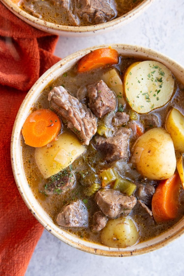 Easy Stove Top Beef Stew - The Roasted Root