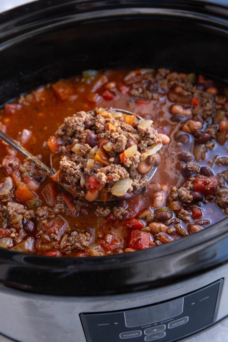 Easy Crock Pot Chili Recipe - The Roasted Root