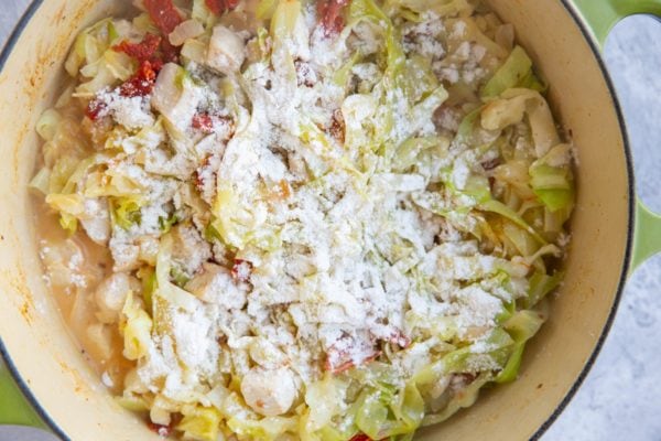 Creamy Sun-Dried Tomato Chicken and Cabbage - The Roasted Root