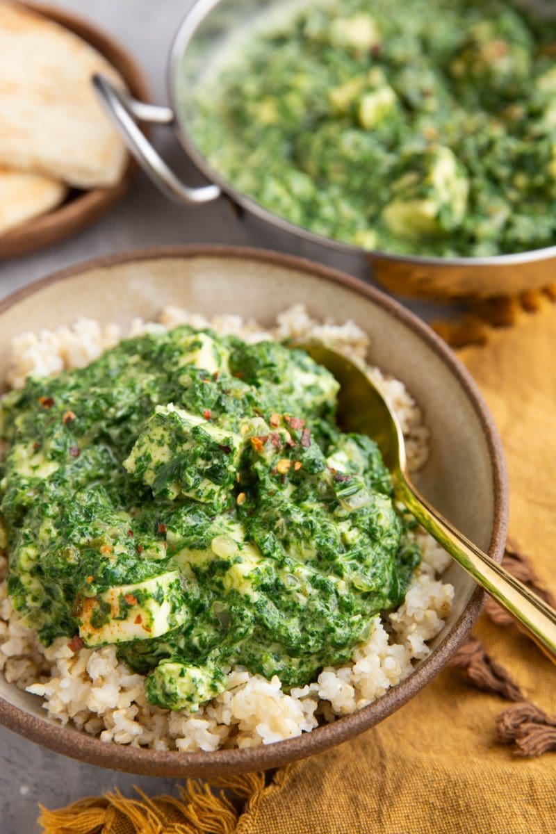Saag Paneer - The Roasted Root
