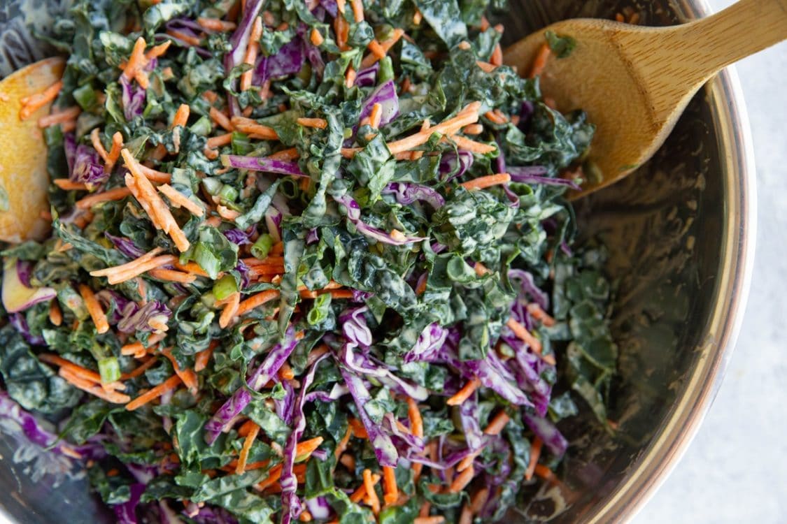 Crunchy Kale Slaw - The Roasted Root