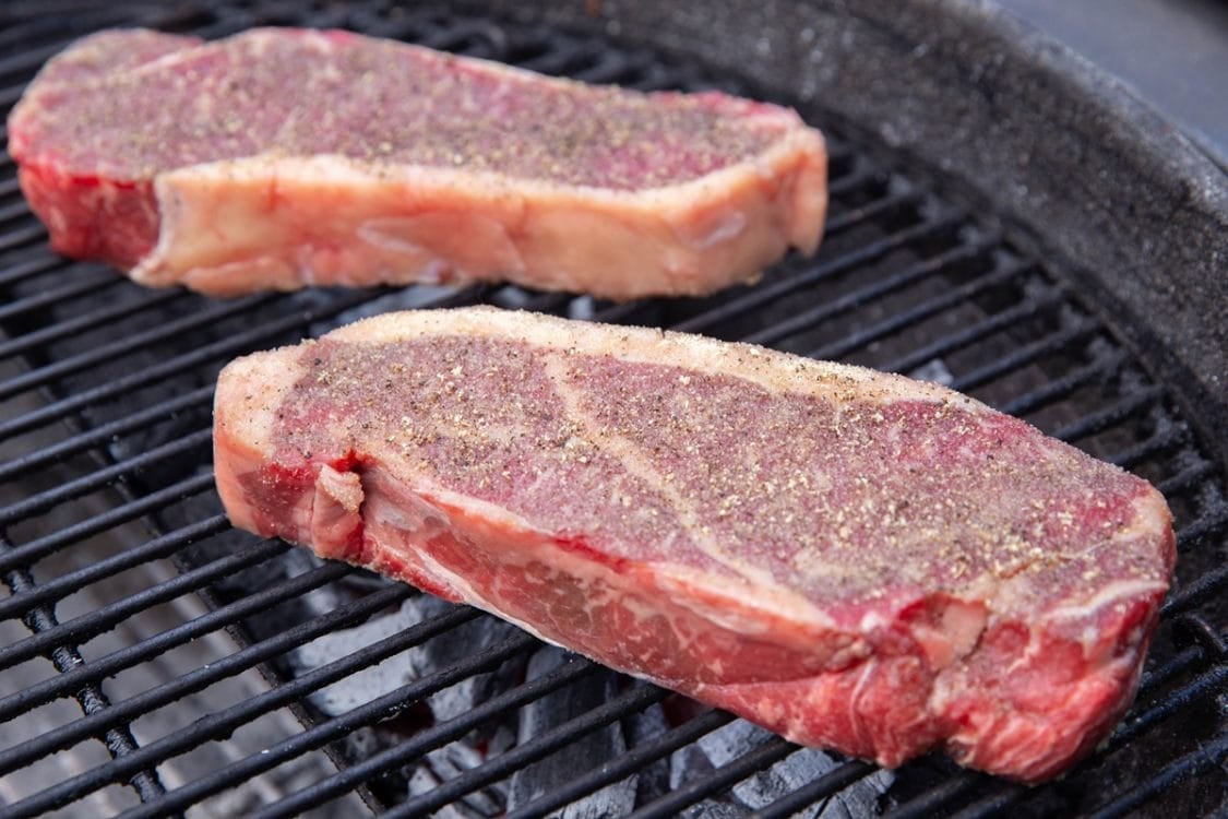 Grilled New York Strip Steak - The Roasted Root