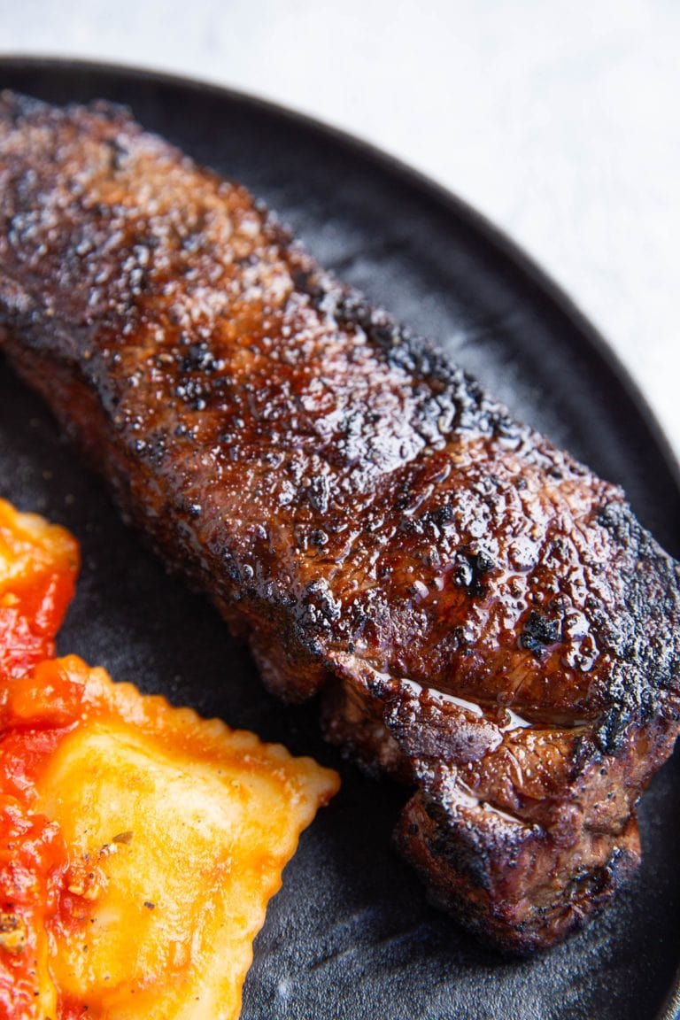 Grilled New York Strip Steak - The Roasted Root