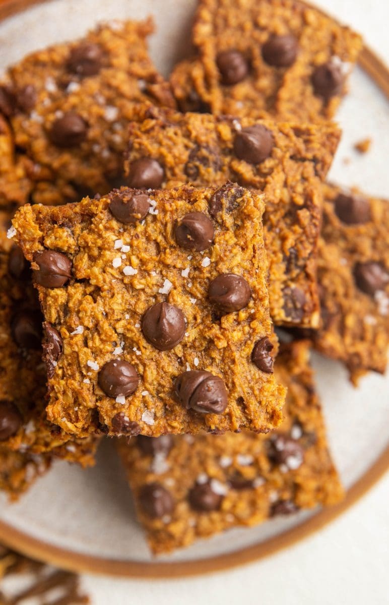 5-Ingredient Sweet Potato Oatmeal Bars - The Roasted Root