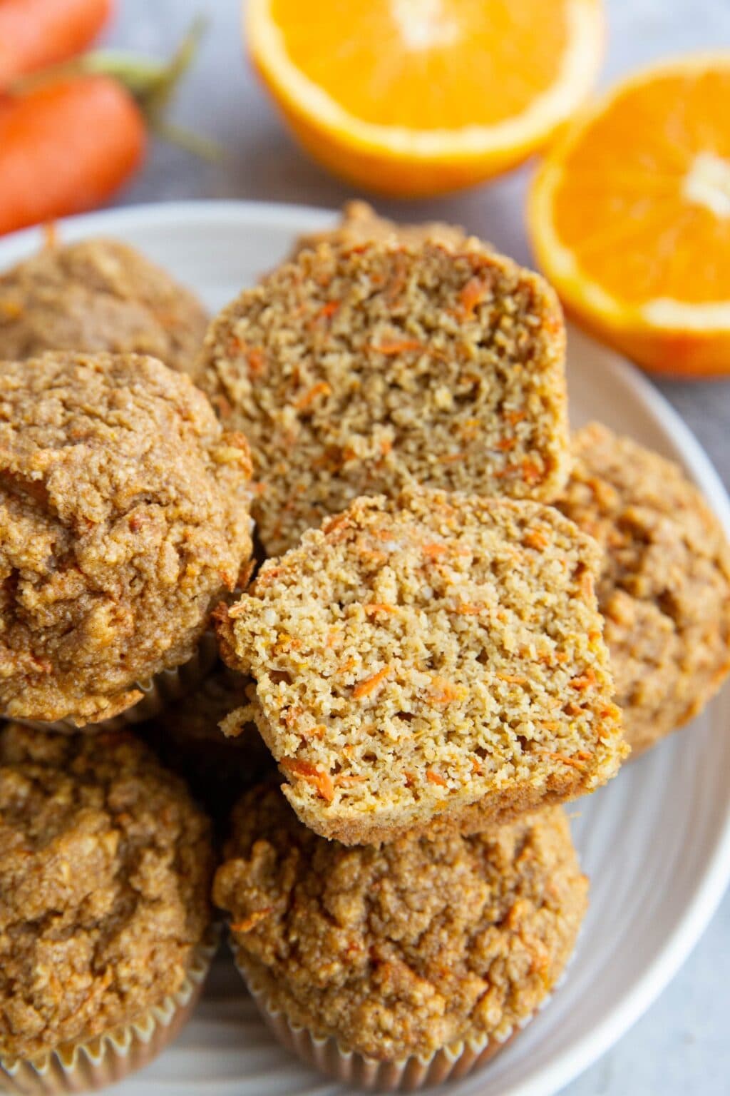 Carrot Ginger Orange Muffins - The Roasted Root