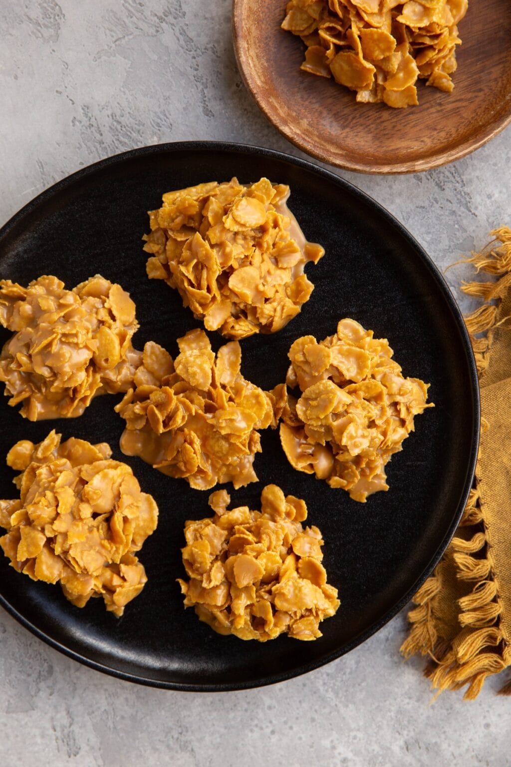 5 Ingredient No Bake Peanut Butter Cornflake Cookies The Roasted Root 8749